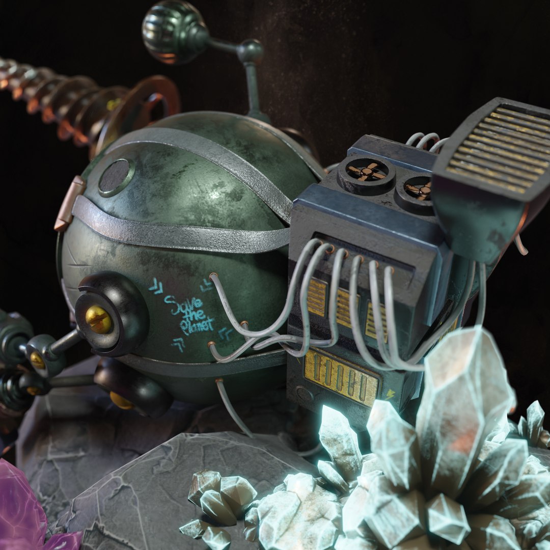 Mining Mech 3D - TurboSquid 2080541