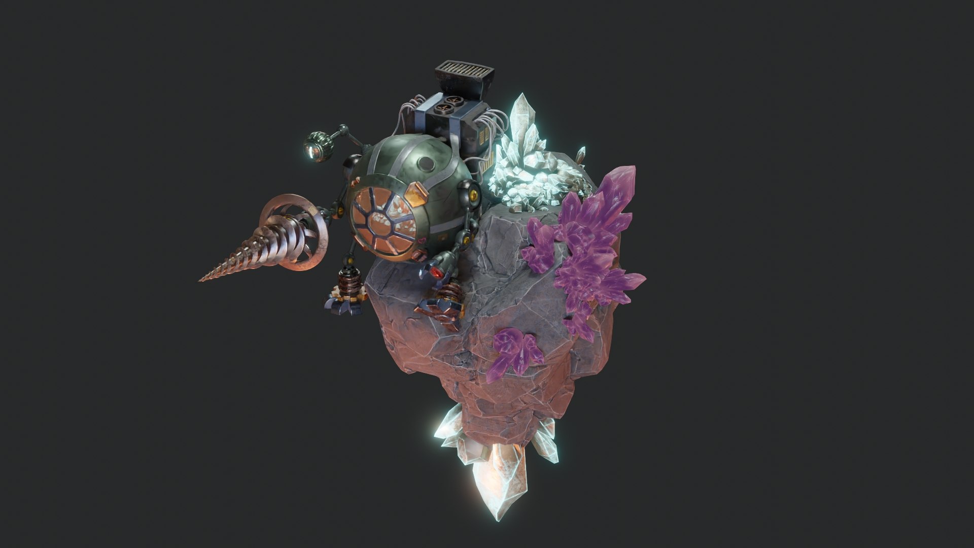 Mining Mech 3D - TurboSquid 2080541