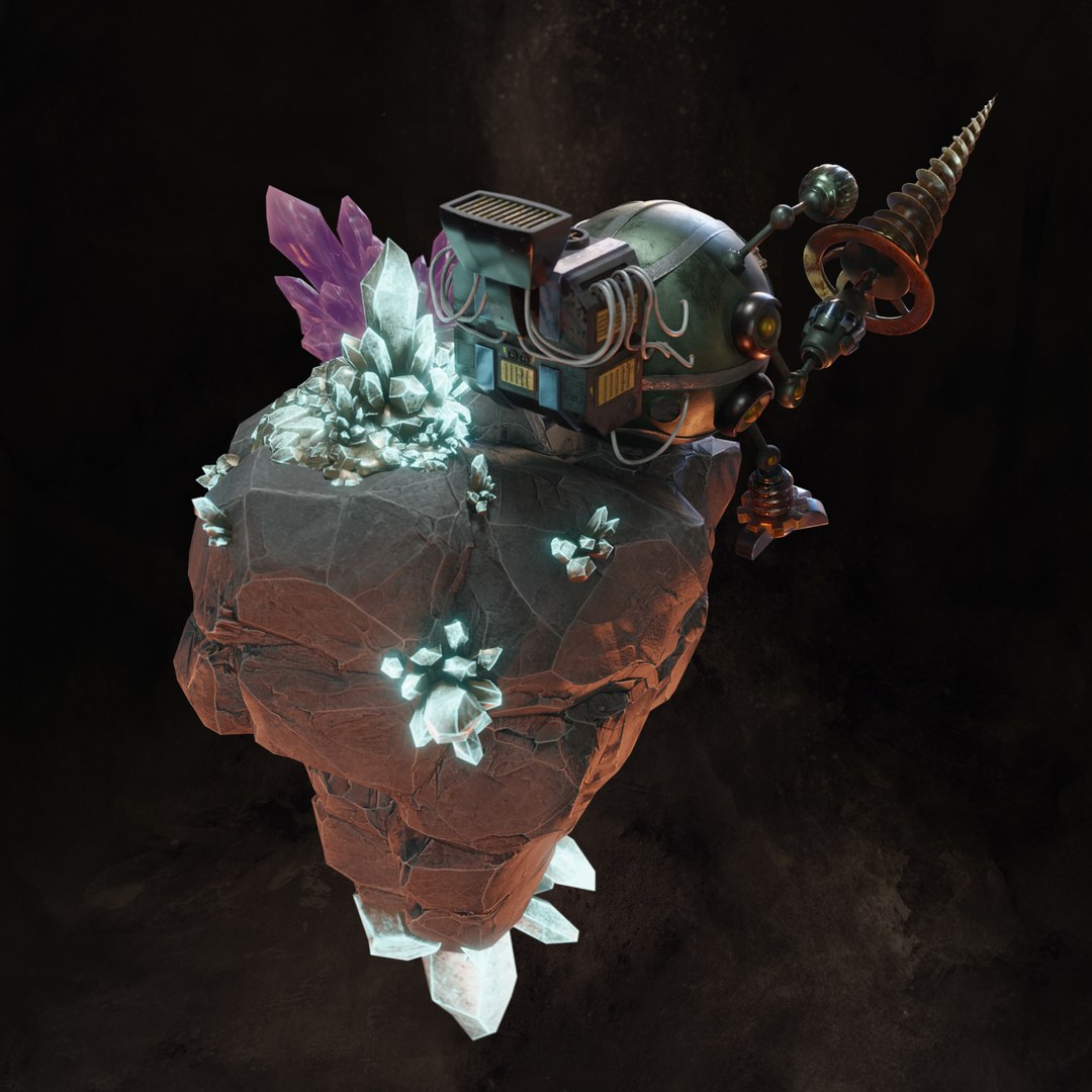 Mining Mech 3D - TurboSquid 2080541