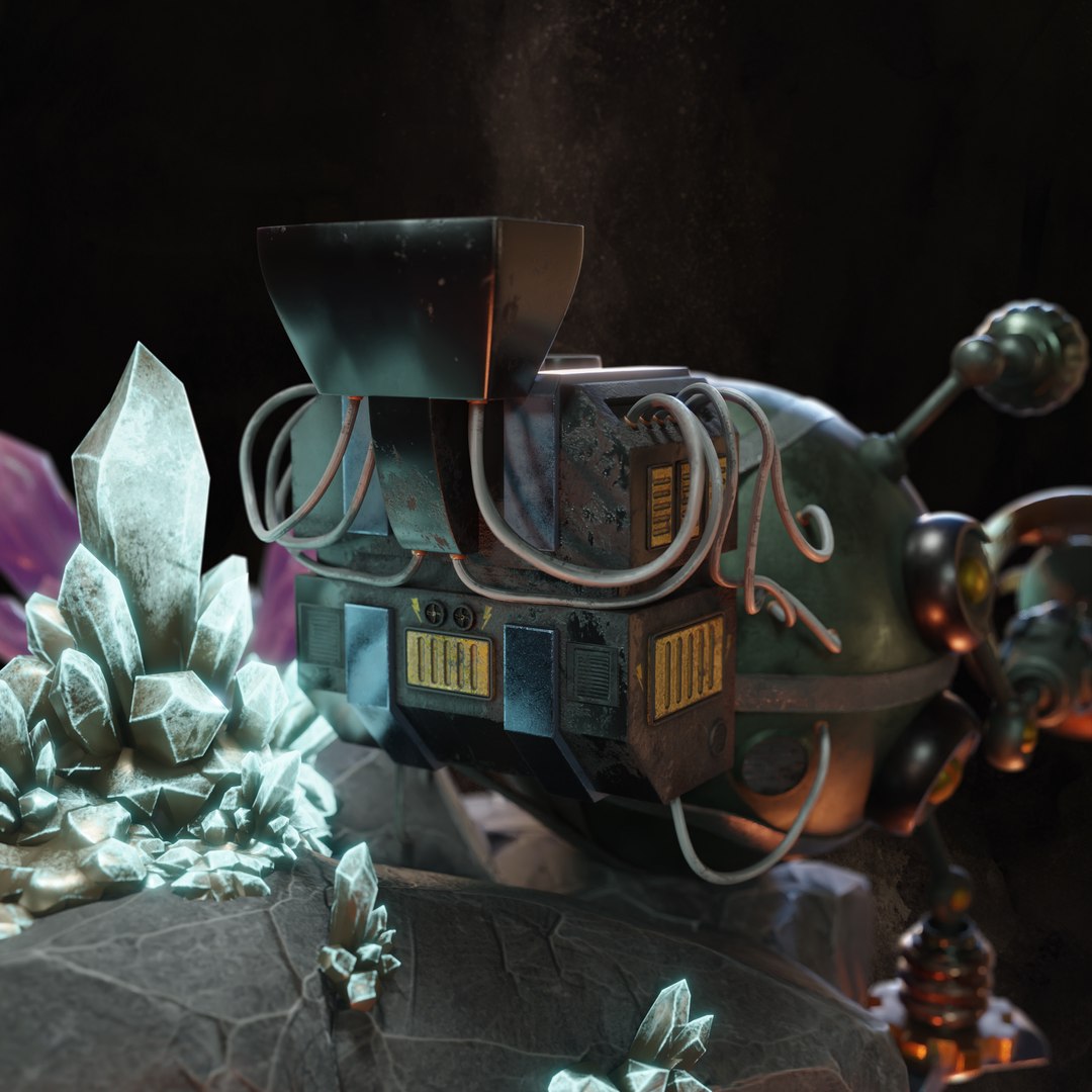 Mining Mech 3D - TurboSquid 2080541