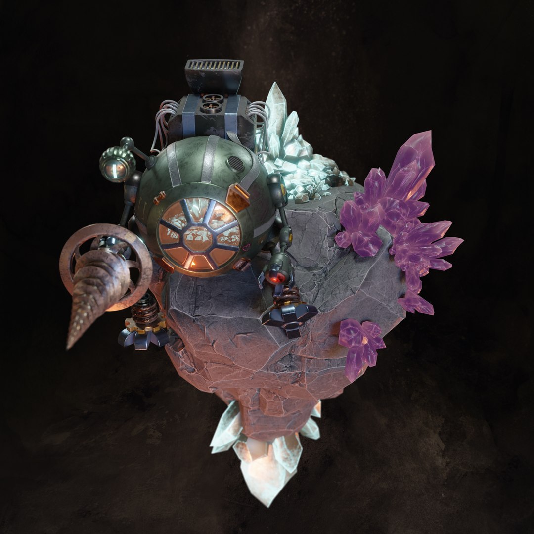 Mining Mech 3D - TurboSquid 2080541