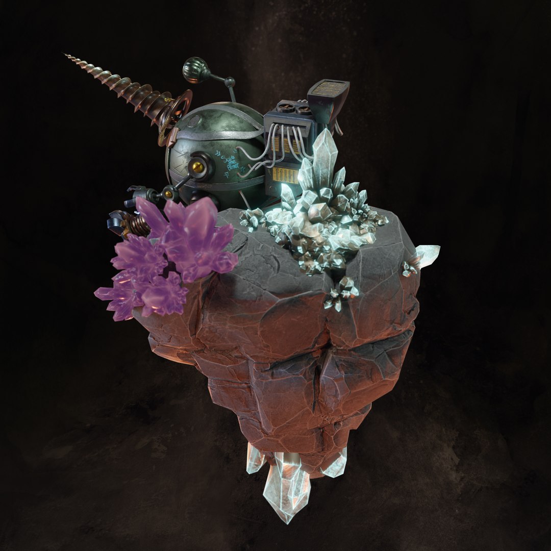 Mining Mech 3D - TurboSquid 2080541