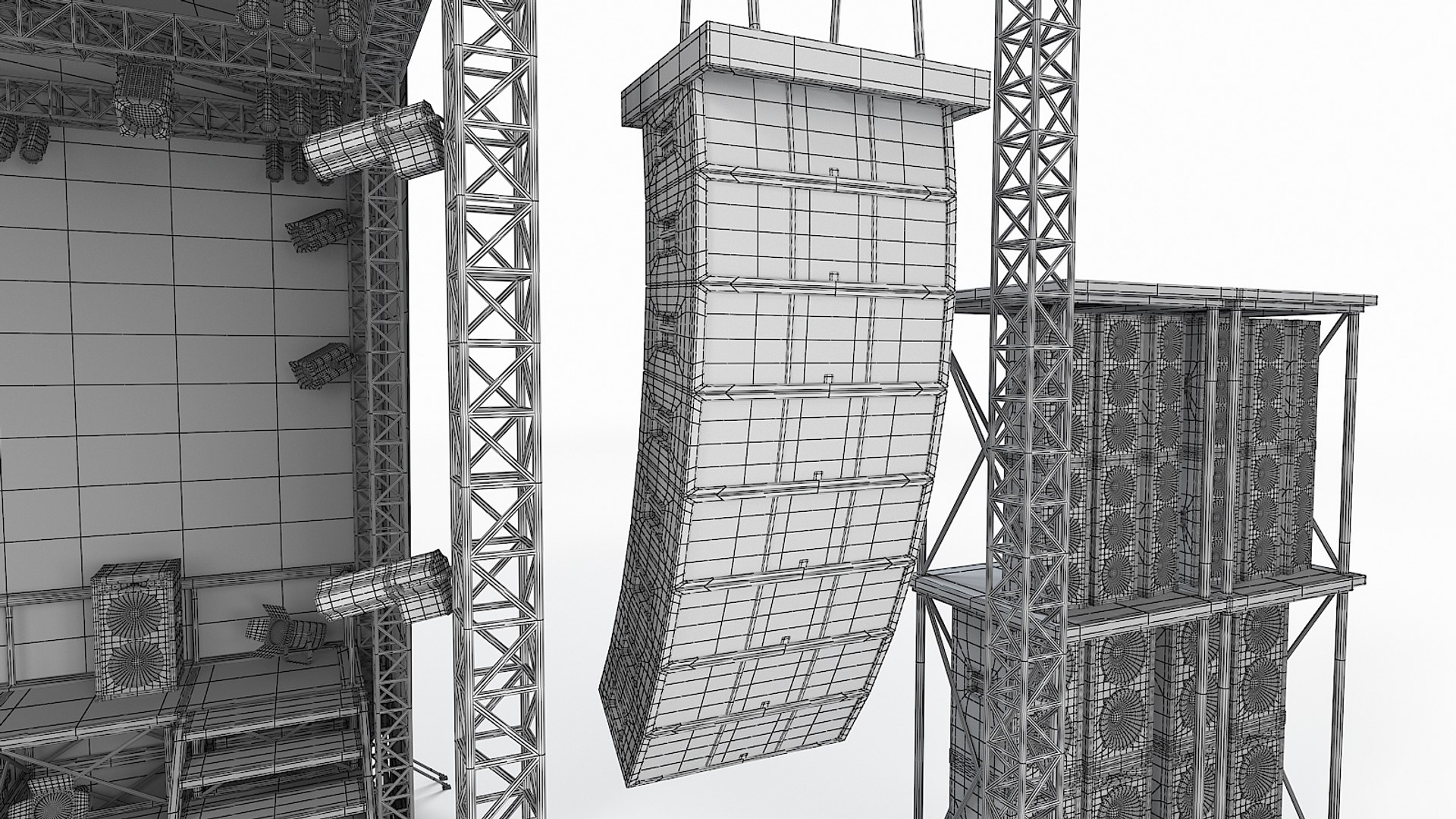 Concert Scene 3D Model - TurboSquid 1377168