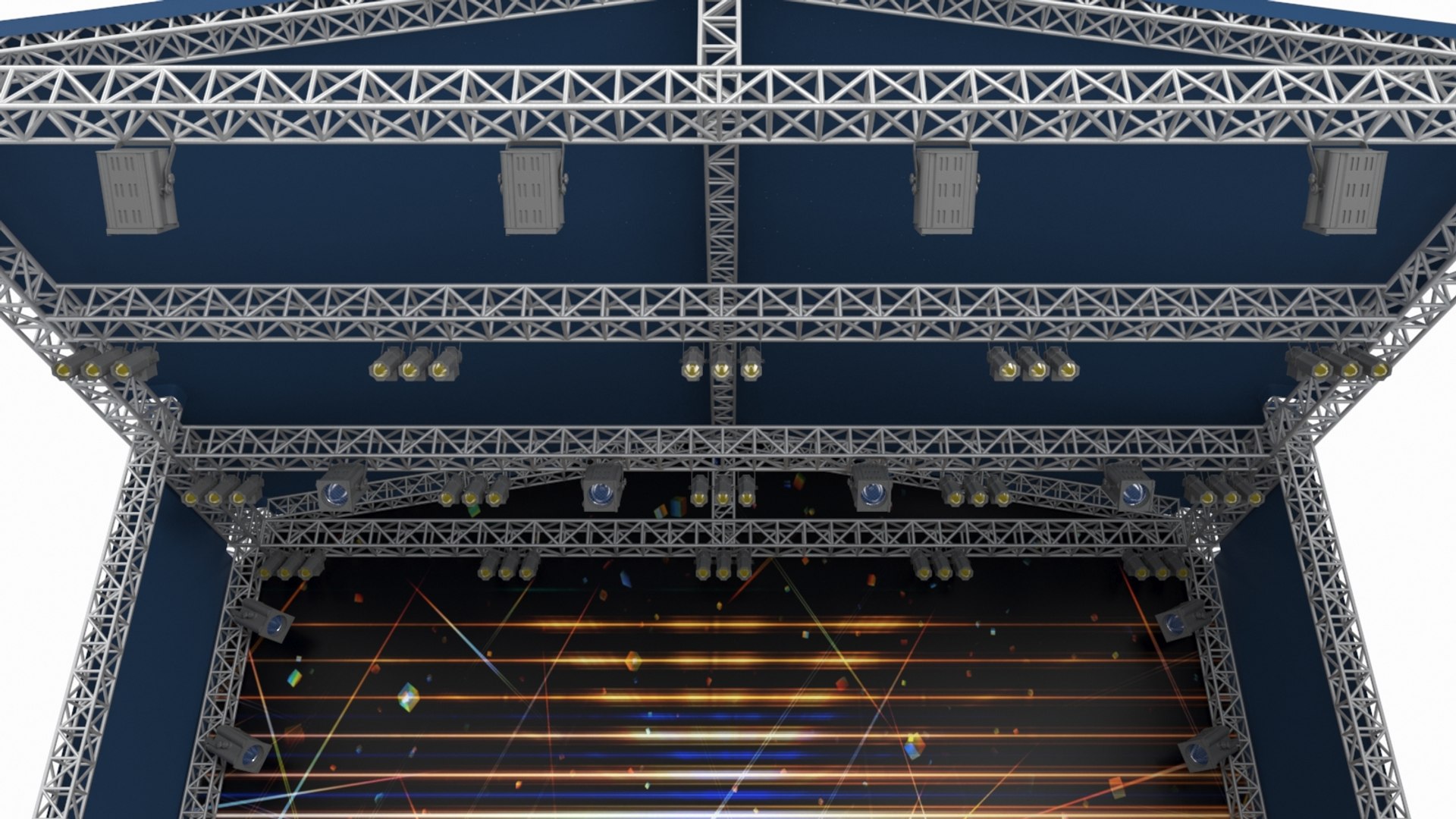 Concert Scene 3D Model - TurboSquid 1377168