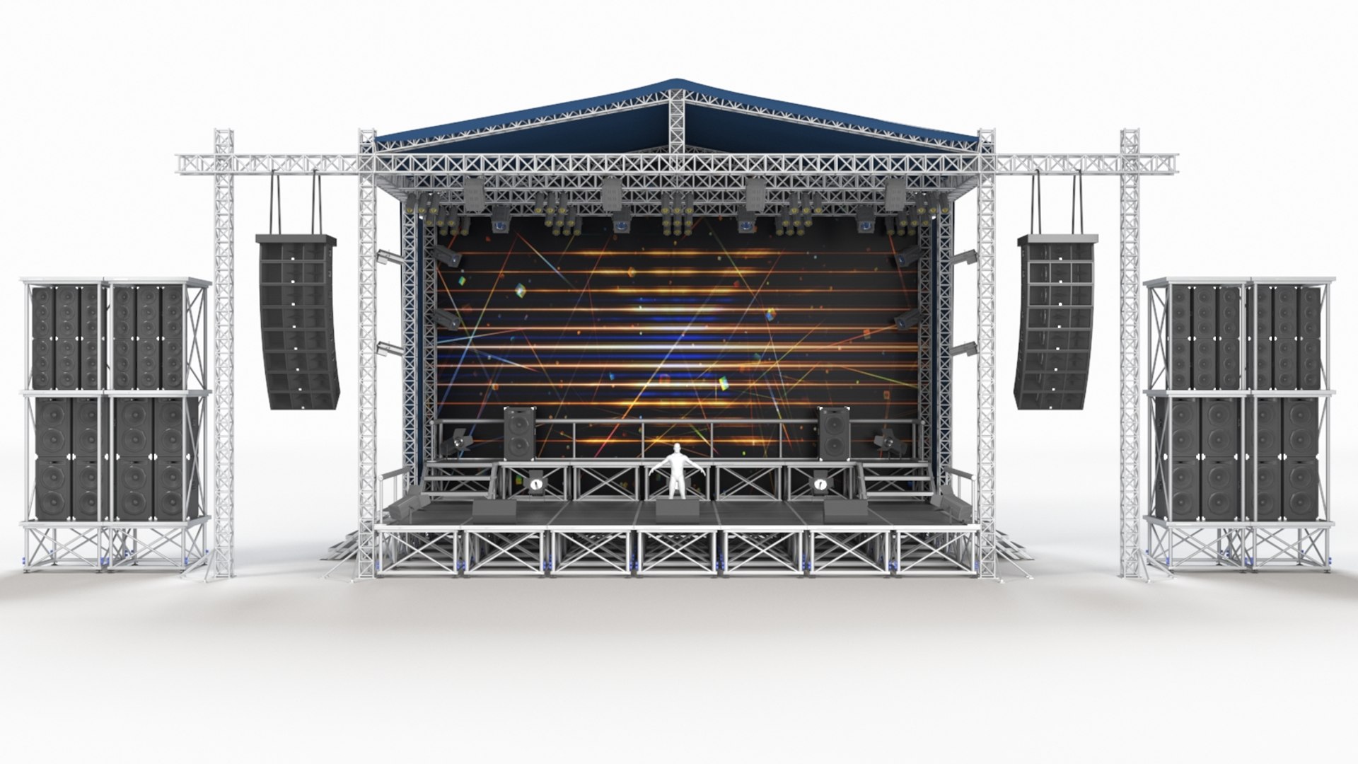 Concert Scene 3D Model - TurboSquid 1377168