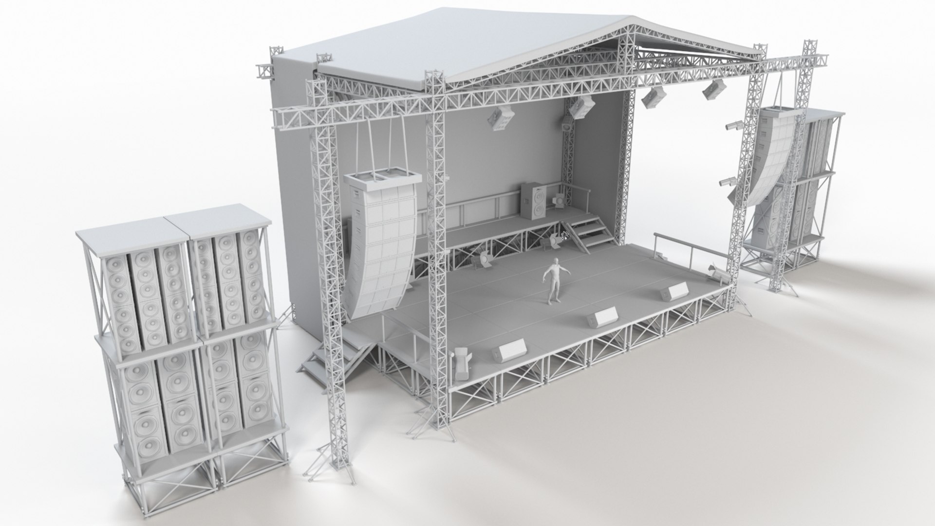 Concert Scene 3D Model - TurboSquid 1377168