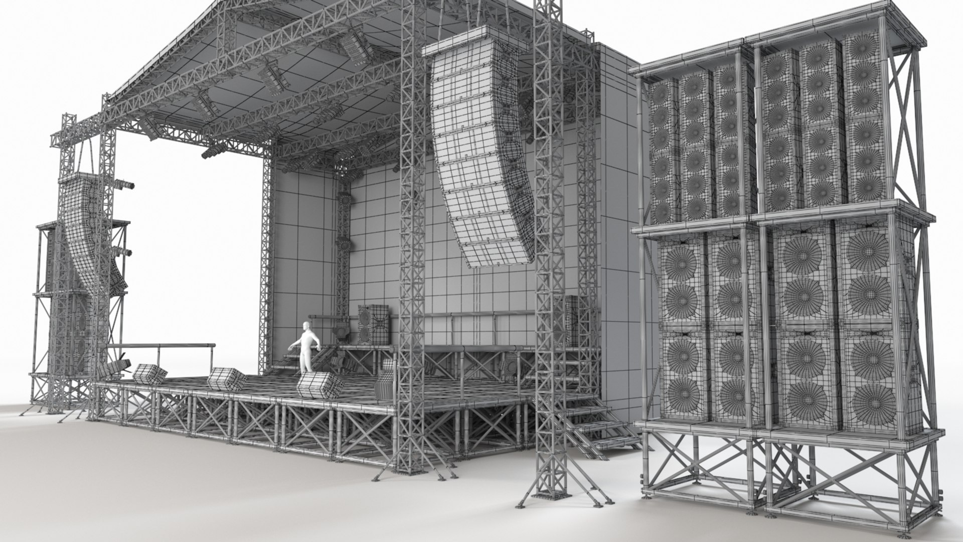 Concert Scene 3D Model - TurboSquid 1377168