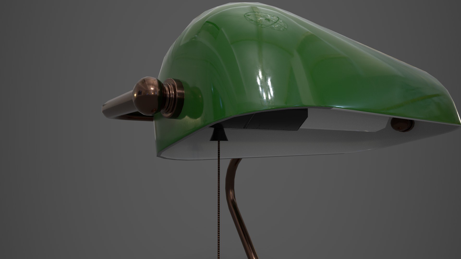 Banker Lamp model - TurboSquid 1978383