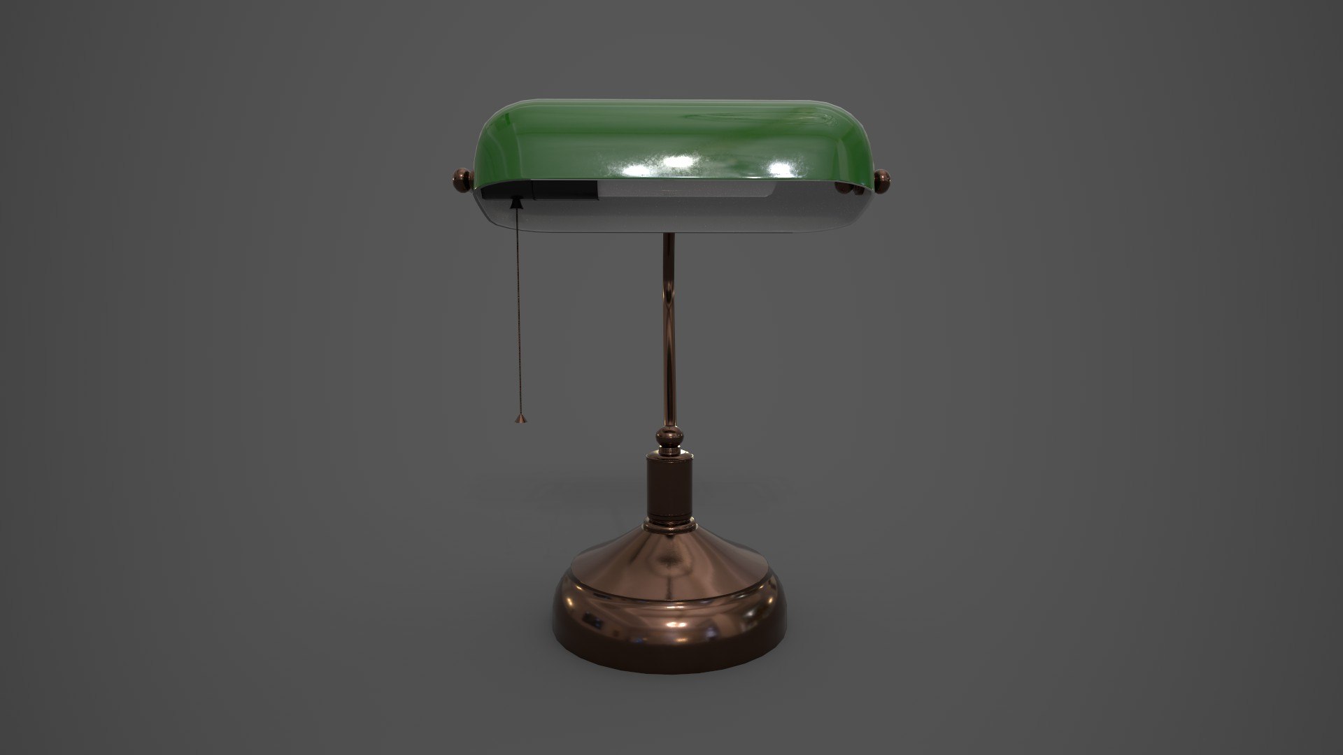 Banker Lamp model - TurboSquid 1978383
