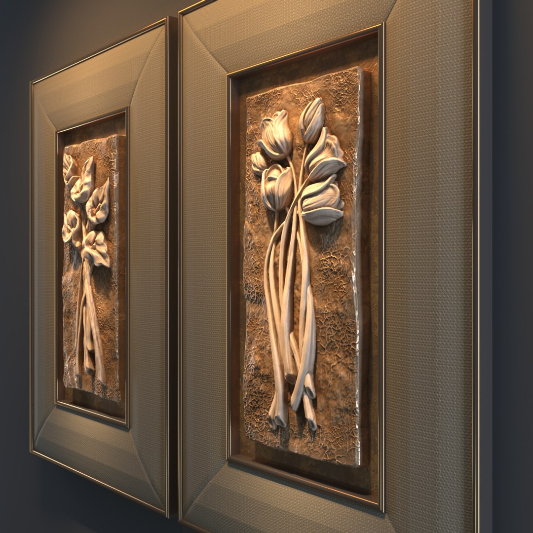 Decorative Bas-reliefs 3D Model - TurboSquid 1350073
