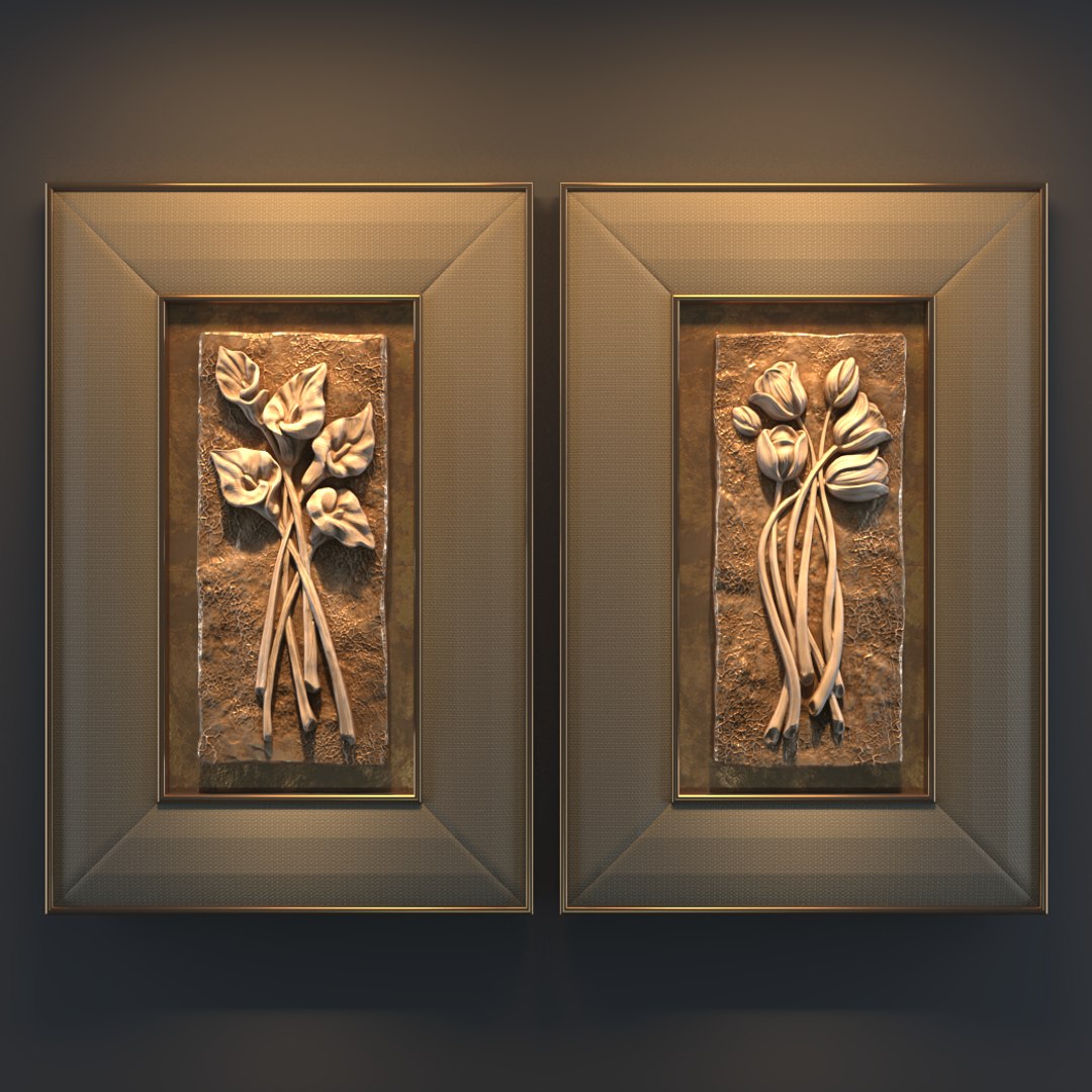 Decorative Bas-reliefs 3D Model - TurboSquid 1350073