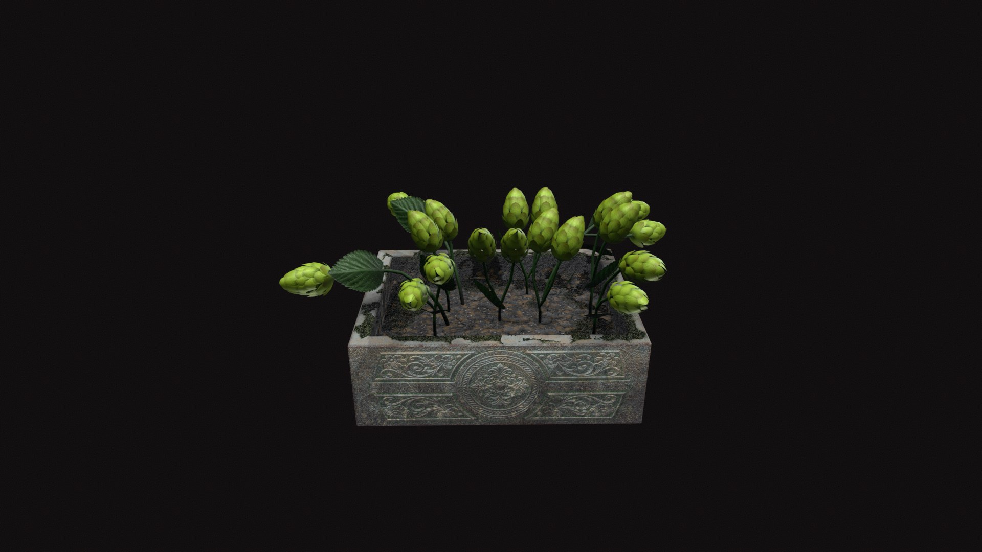 Medieval Hop Tub Model - TurboSquid 2322749