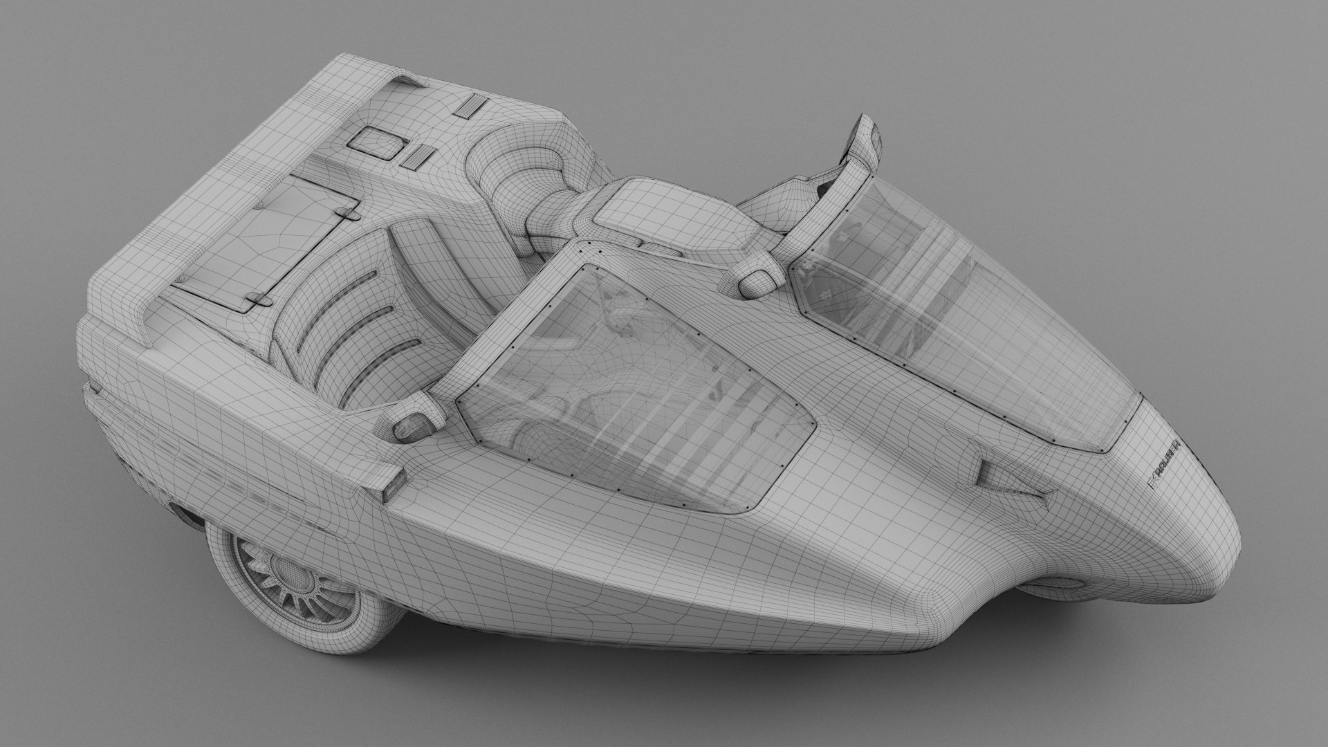 Krauser Domani Sidecar Model - TurboSquid 2141250