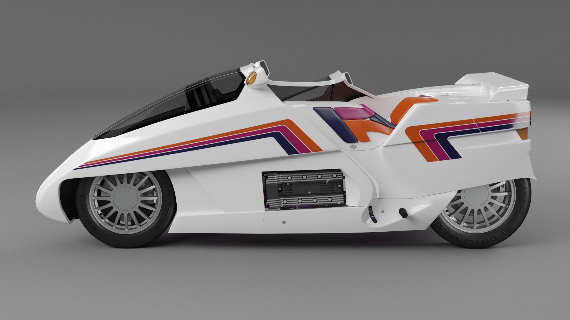 Krauser Domani Sidecar Model - TurboSquid 2141250