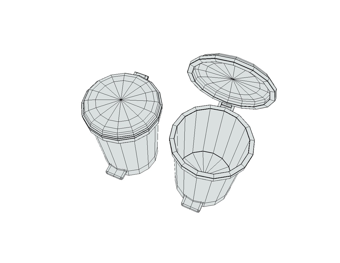 3D plastic bin realistic - TurboSquid 1626859