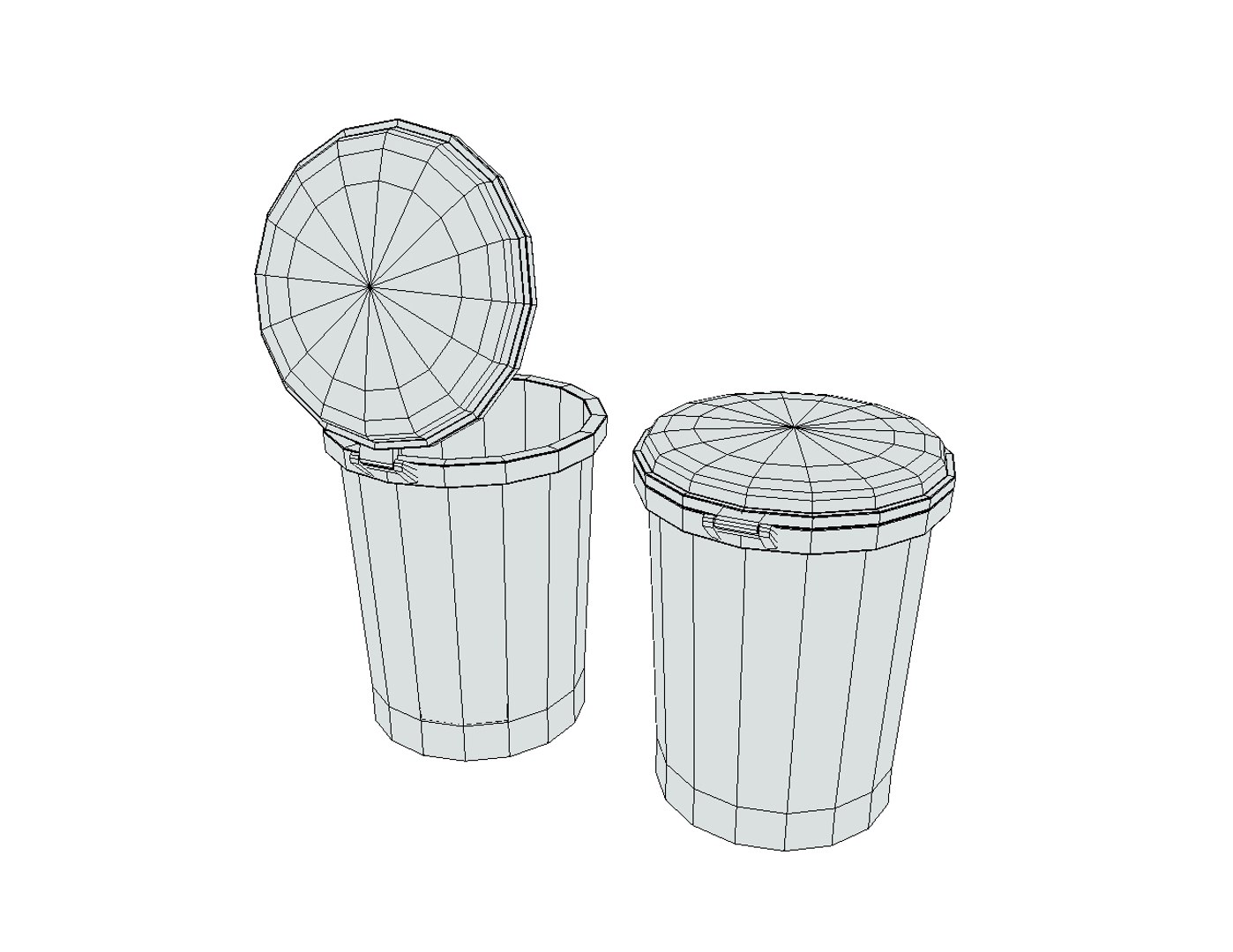 3D plastic bin realistic - TurboSquid 1626859