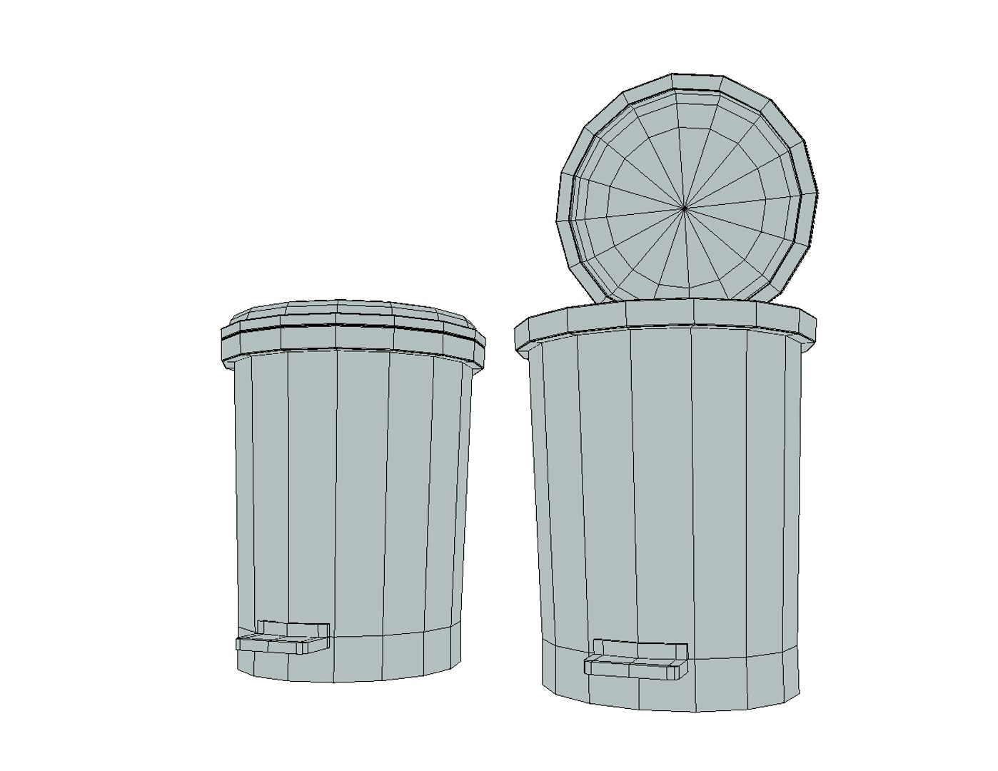 3D plastic bin realistic - TurboSquid 1626859