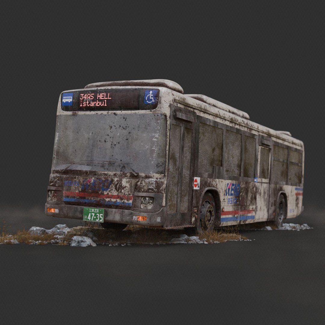 3D Hino Blue Ribbon Japan Bus - TurboSquid 2283083