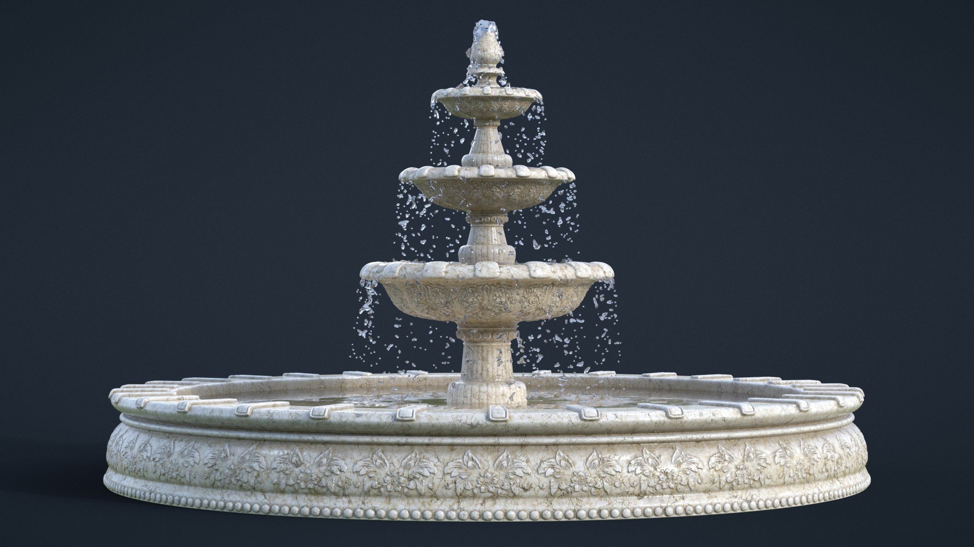 3D Fountain Model - TurboSquid 2087908