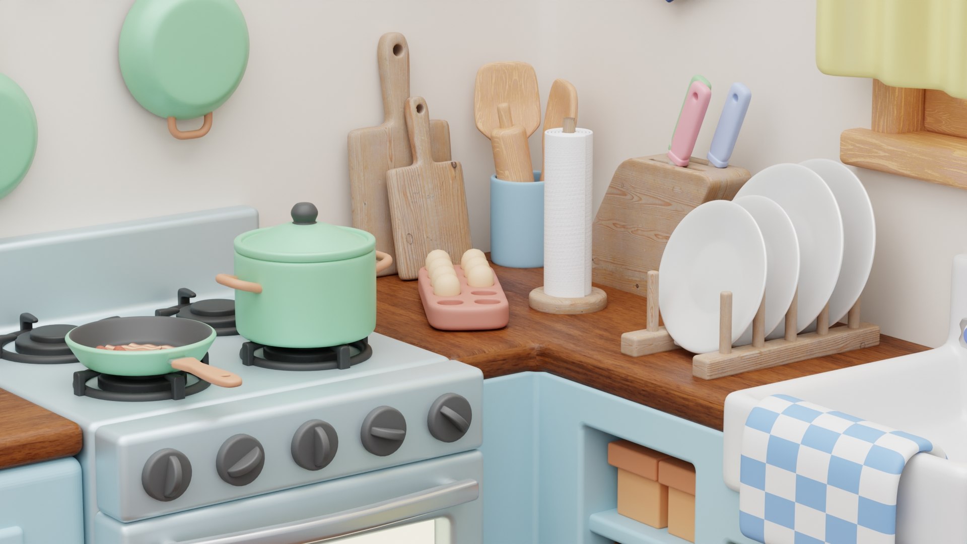 Kitchenware Collection 3D Model - TurboSquid 2271072