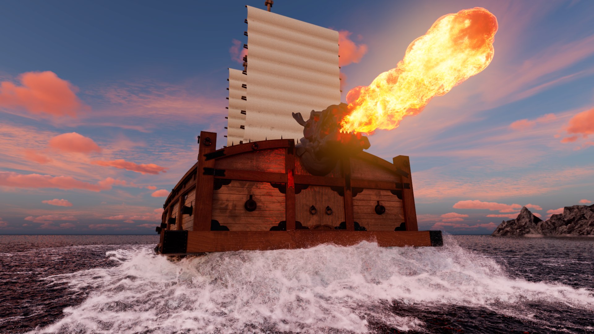 Turtle Ship 3D - TurboSquid 2209194