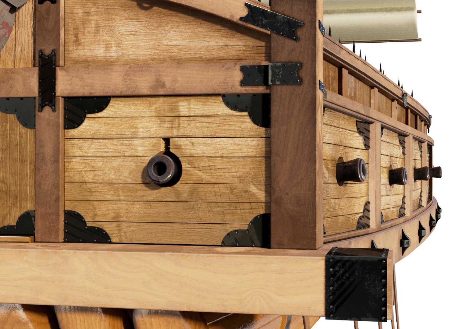 Turtle Ship 3D - TurboSquid 2209194