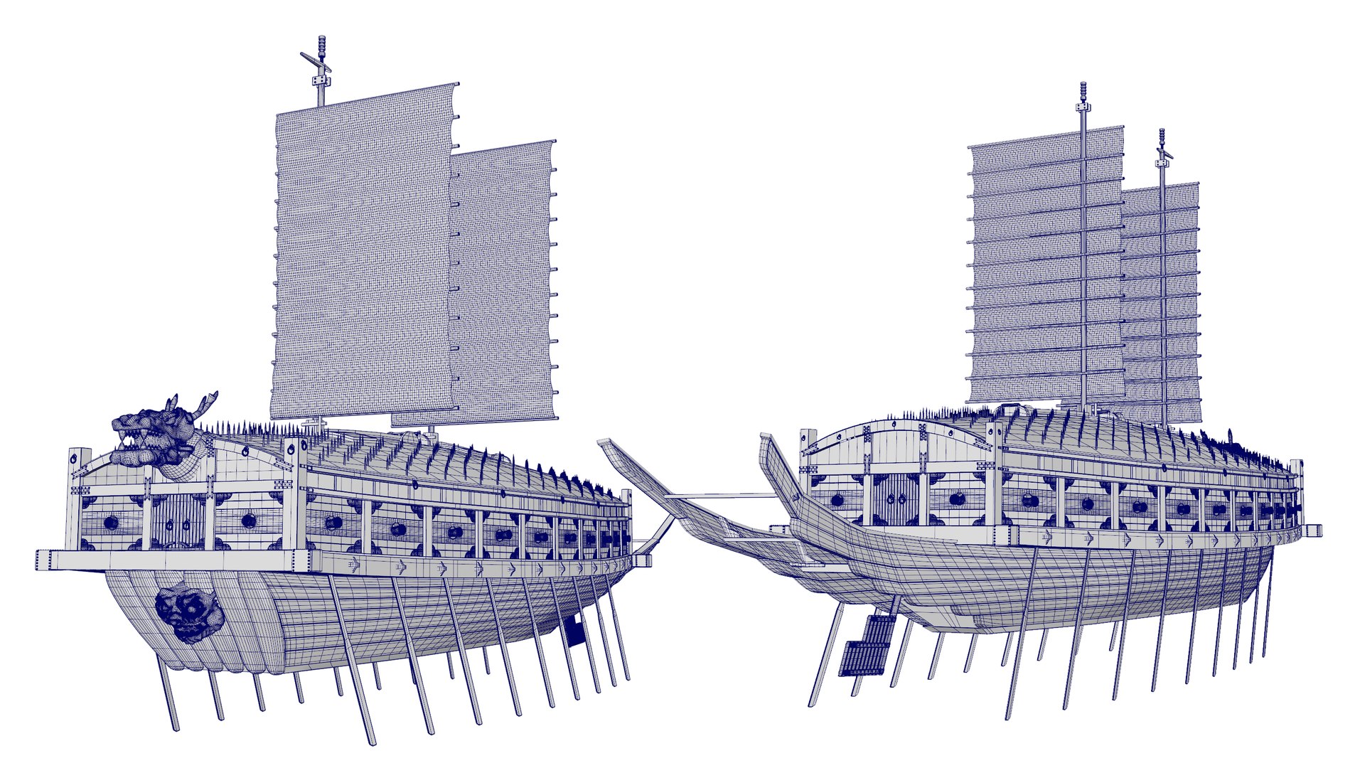 Turtle Ship 3D - TurboSquid 2209194
