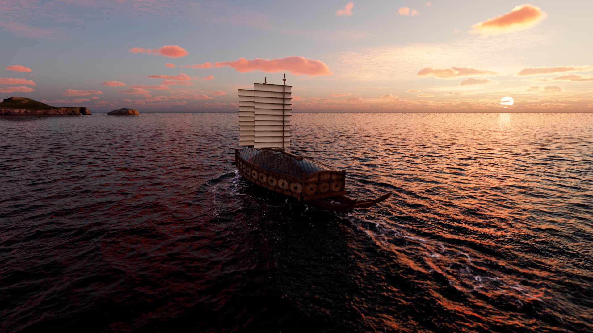 Turtle Ship 3D - TurboSquid 2209194