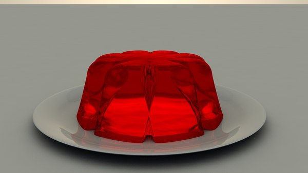 3D jelly food model - TurboSquid 1379743