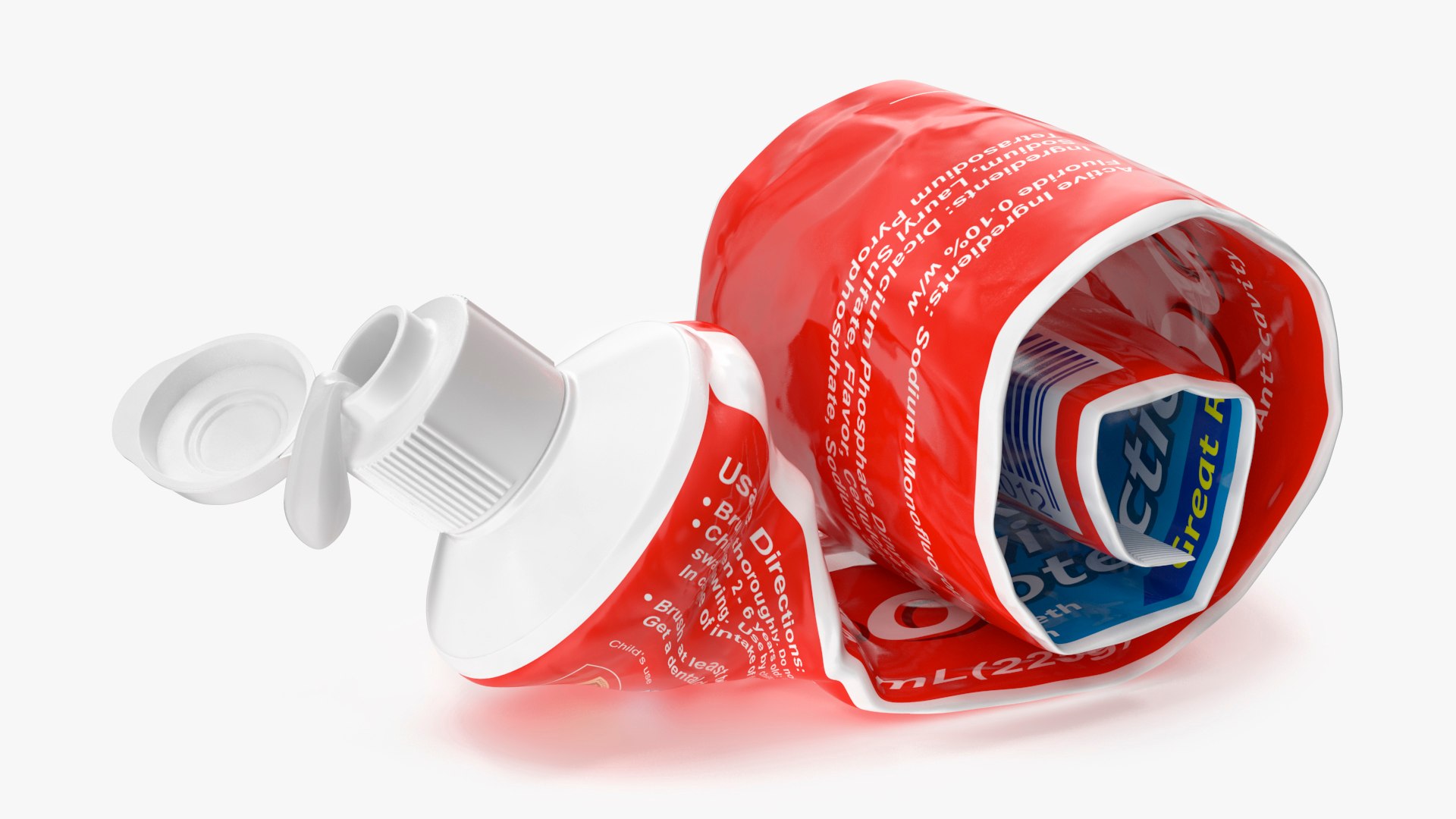 3D Empty And Full Toothpaste Tubes Collection Model - TurboSquid 2118796