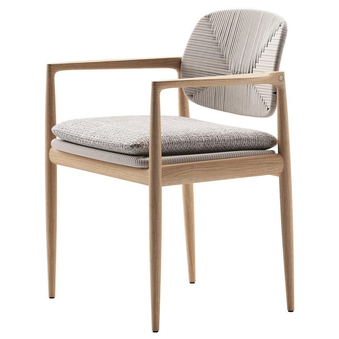 Yoko Outdoor Chair Minotti 3D Model - TurboSquid 2010115