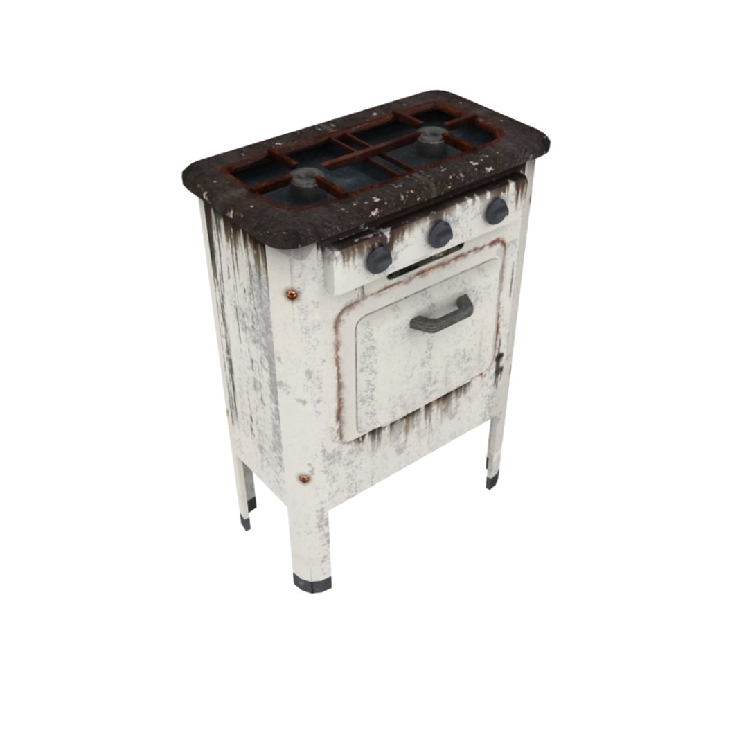 3d Model Of Stove