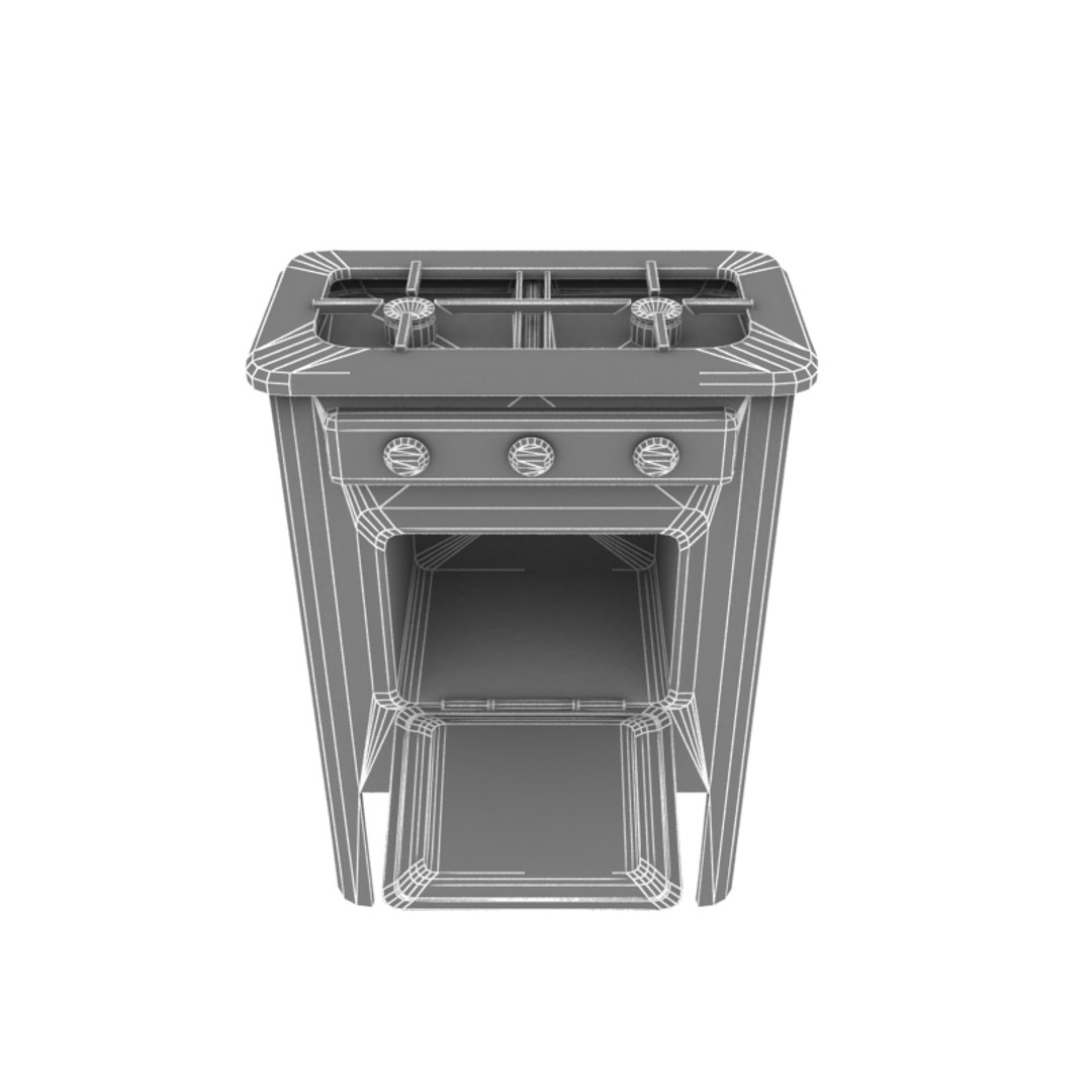 3d Model Of Stove