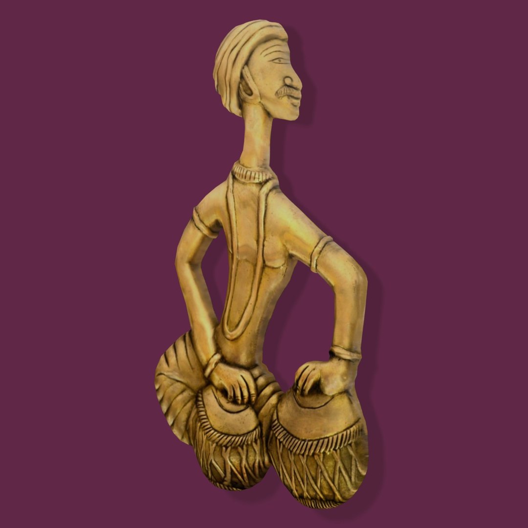 wall drummer fg 3d model