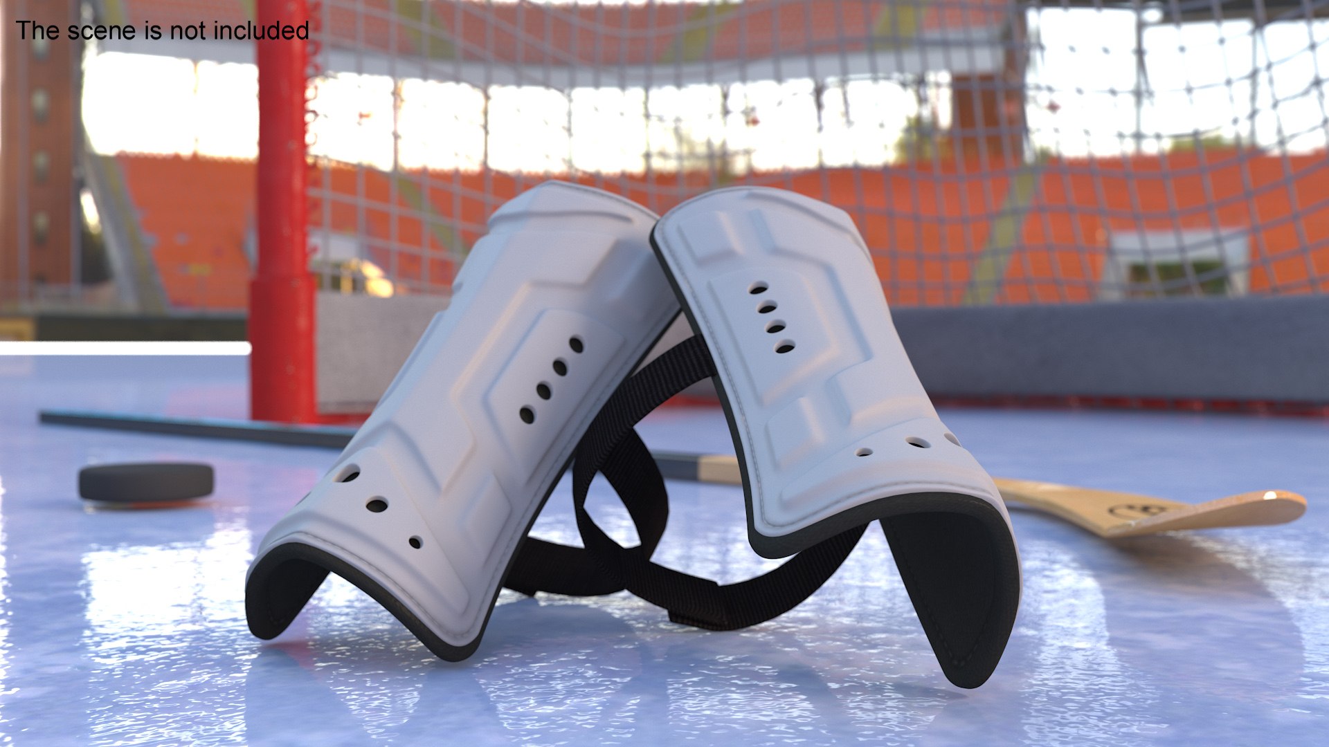 3D Hockey Goalie Leg Pads - TurboSquid 2238841