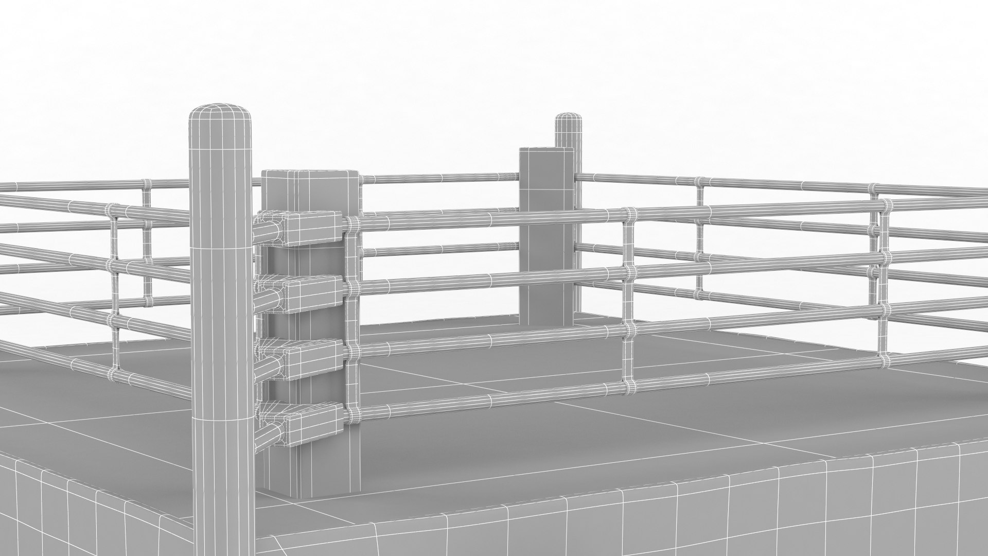 3D Model Boxing Ring - TurboSquid 2211650