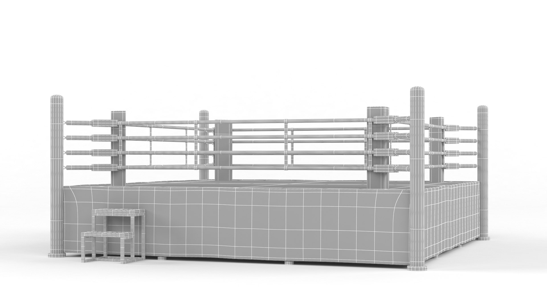 3D Model Boxing Ring - TurboSquid 2211650