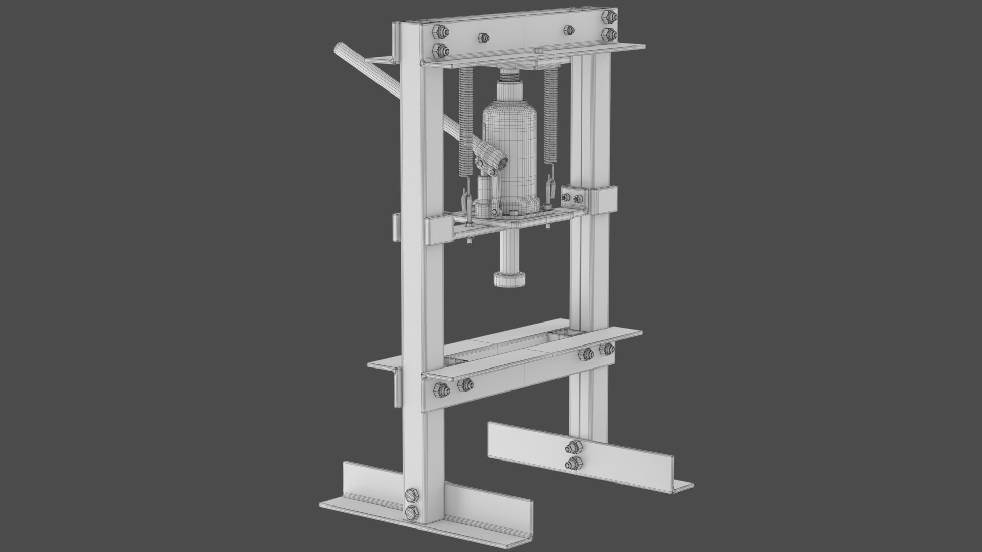 Press Hydraulic 3D Model - TurboSquid 1679766