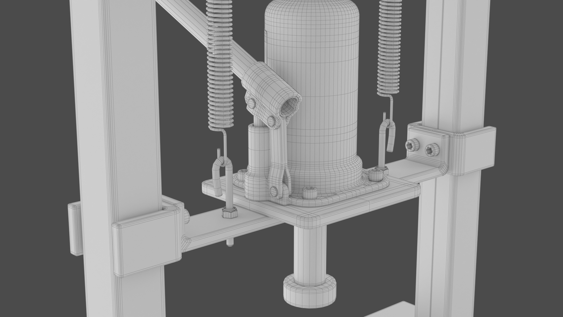 Press hydraulic 3D model - TurboSquid 1679766