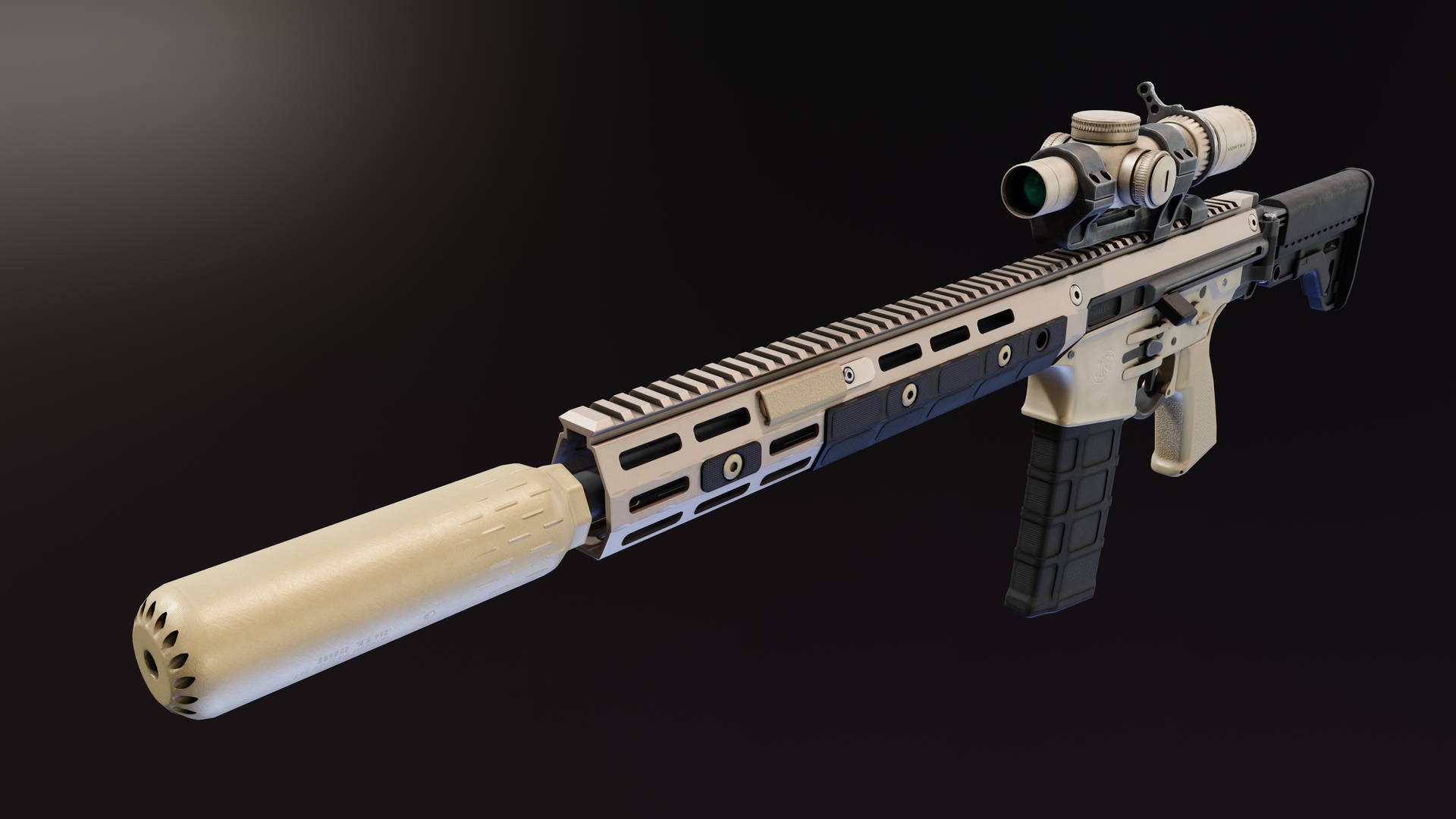 3D FN LICC IWS Rifle - TurboSquid 2139932