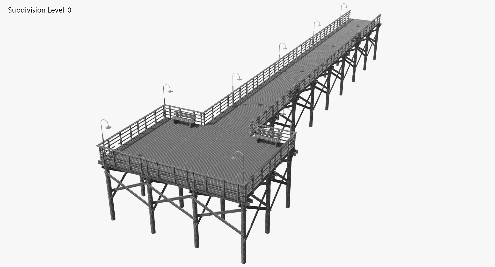 Pier model - TurboSquid 1571731