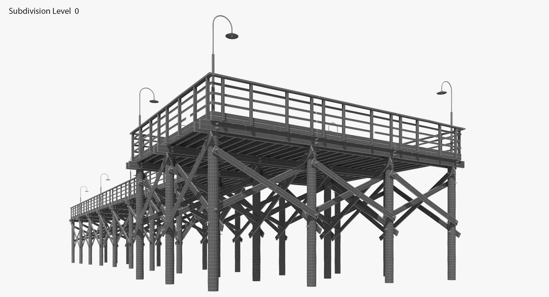 Pier model - TurboSquid 1571731
