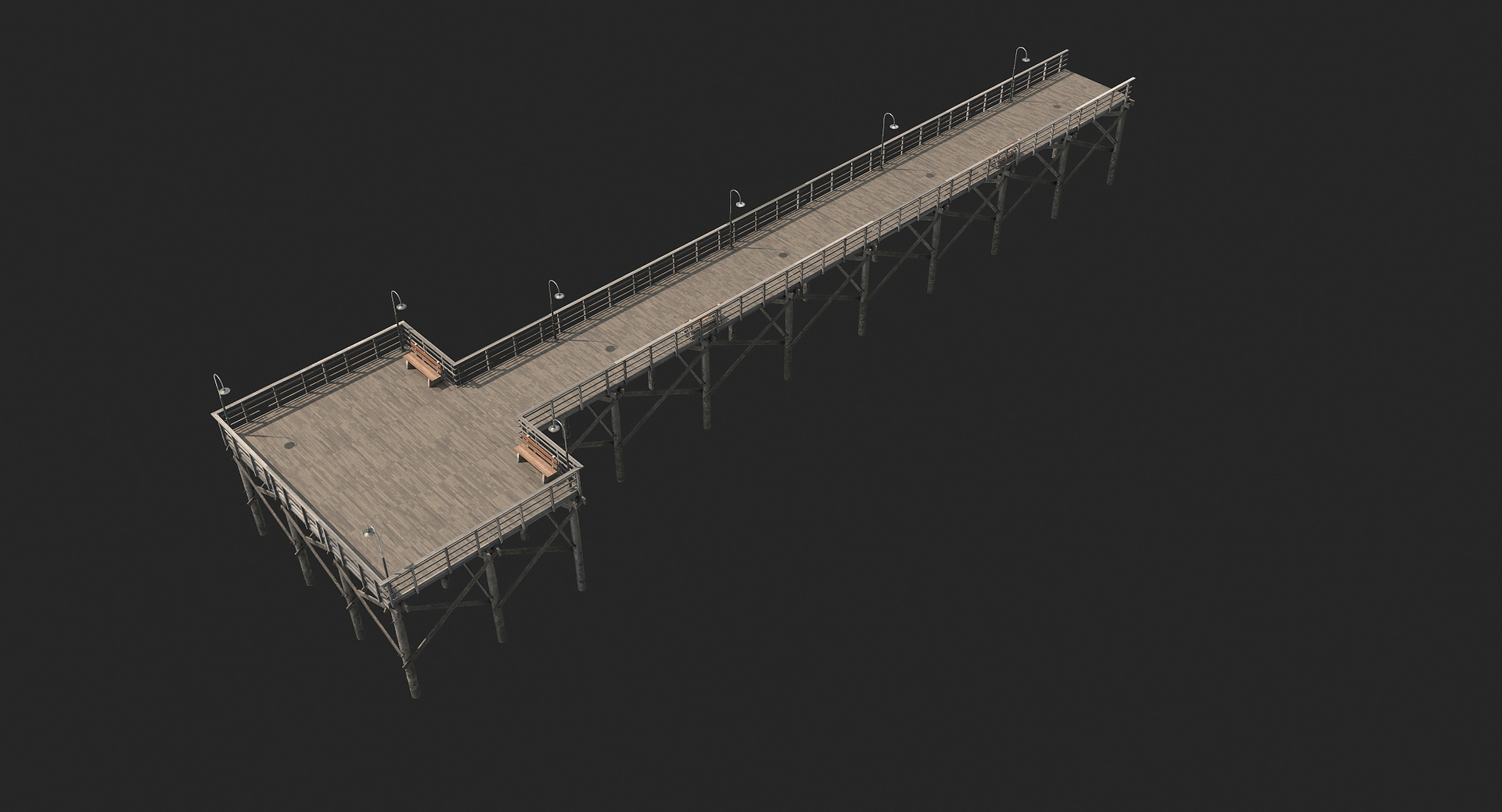 Pier model - TurboSquid 1571731