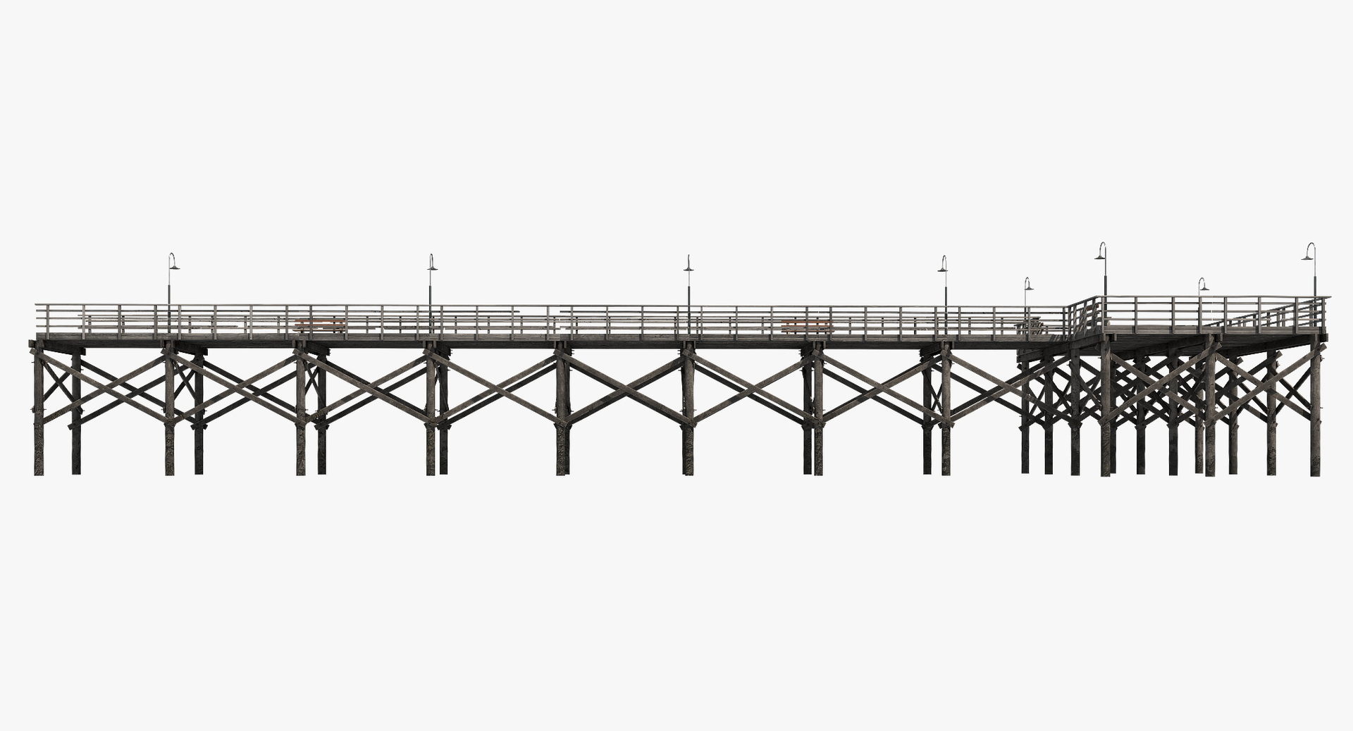 Pier model - TurboSquid 1571731