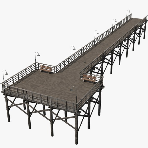 Pier model - TurboSquid 1571731