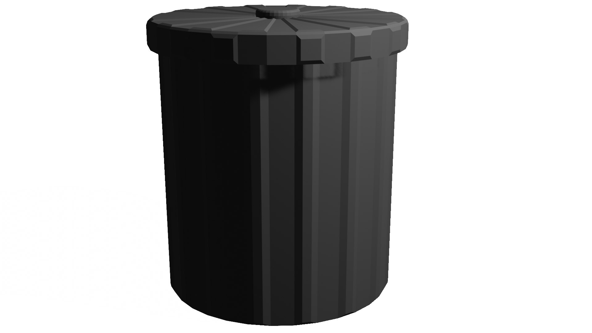 3D Low Poly Unwrapped Trash Can - TurboSquid 1995247
