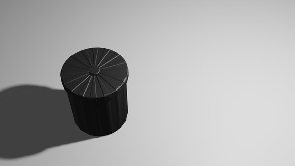 3D Low Poly Unwrapped Trash Can - TurboSquid 1995247