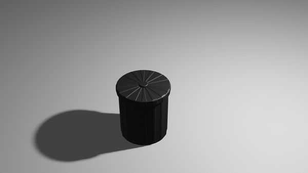 3D Low Poly Unwrapped Trash Can - TurboSquid 1995247