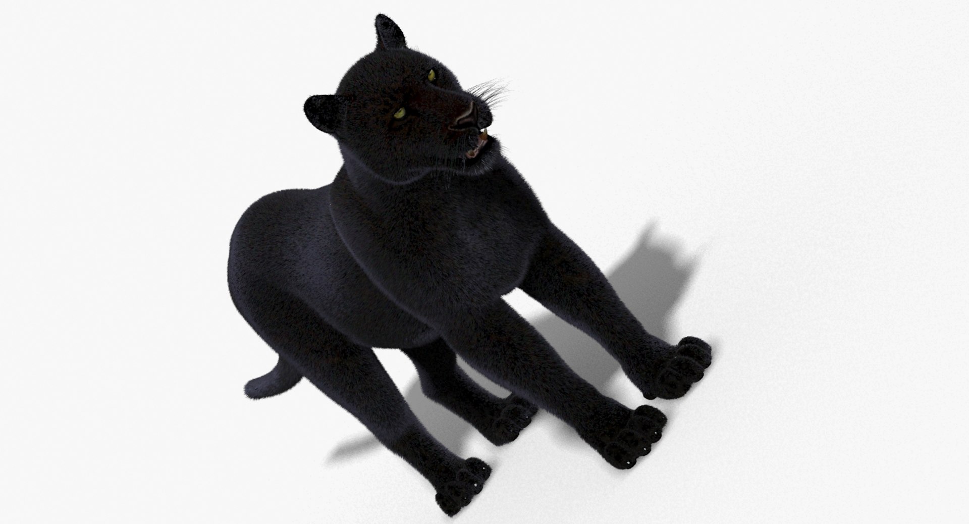 panther fur 3d model