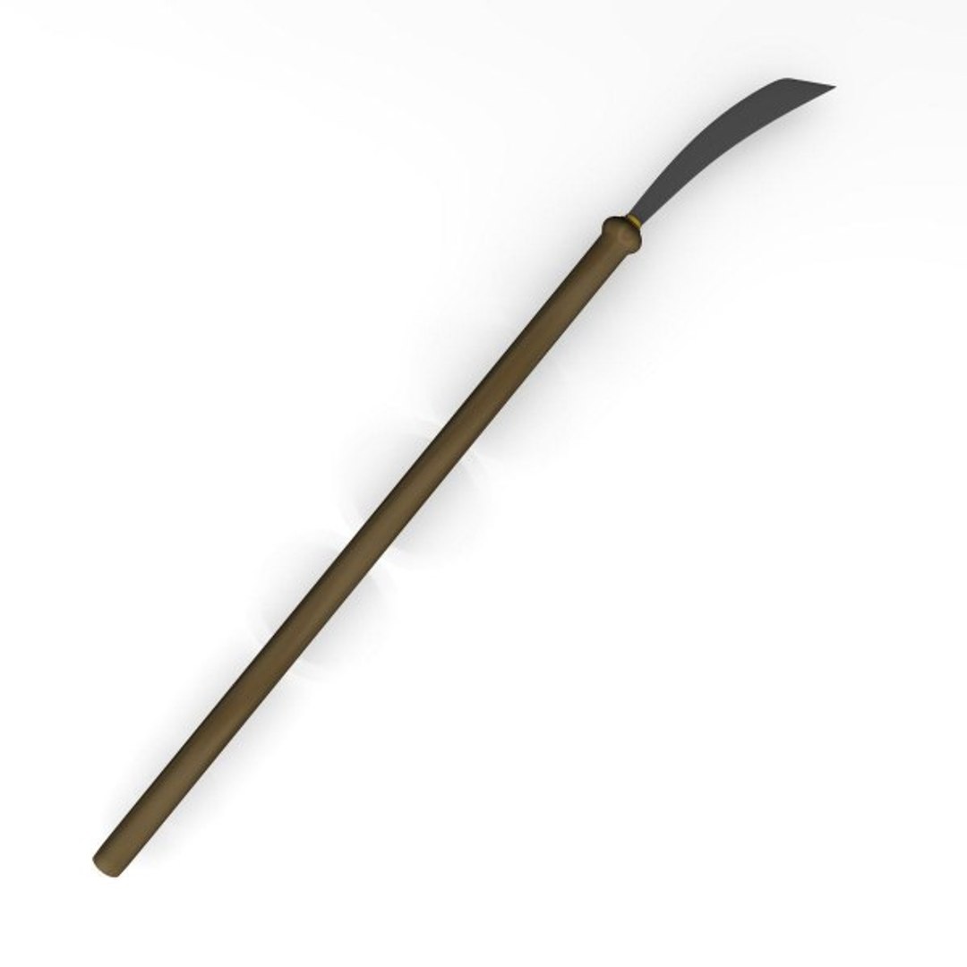 Naginata Asian Weapon 3d Model
